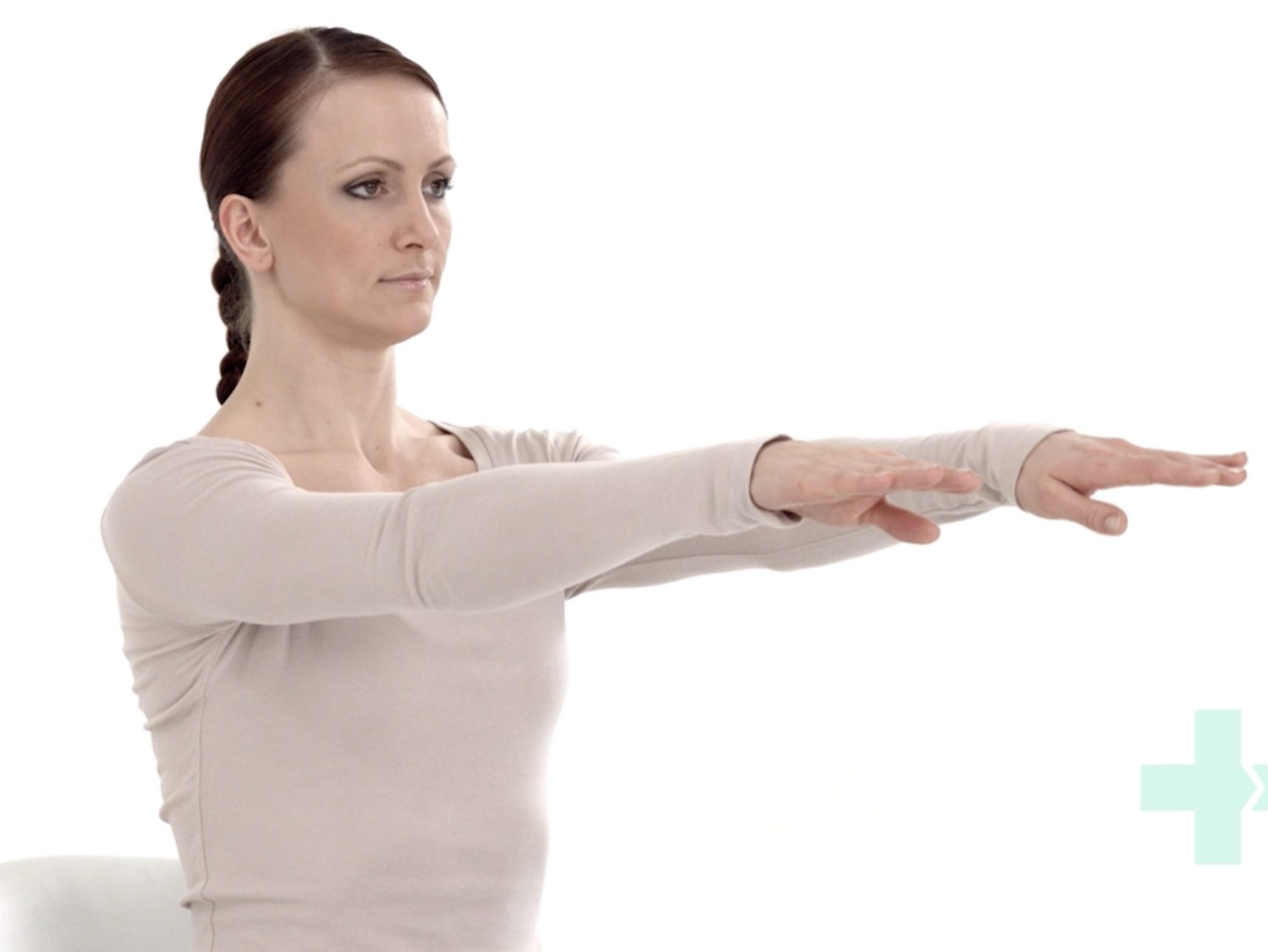 How to perform the Eagle Arms - Physitrack